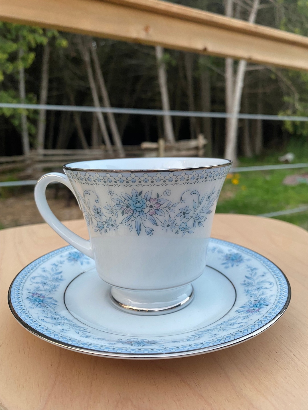 16 Pc Noritake Blue Hill 2482 China Set - Etsy