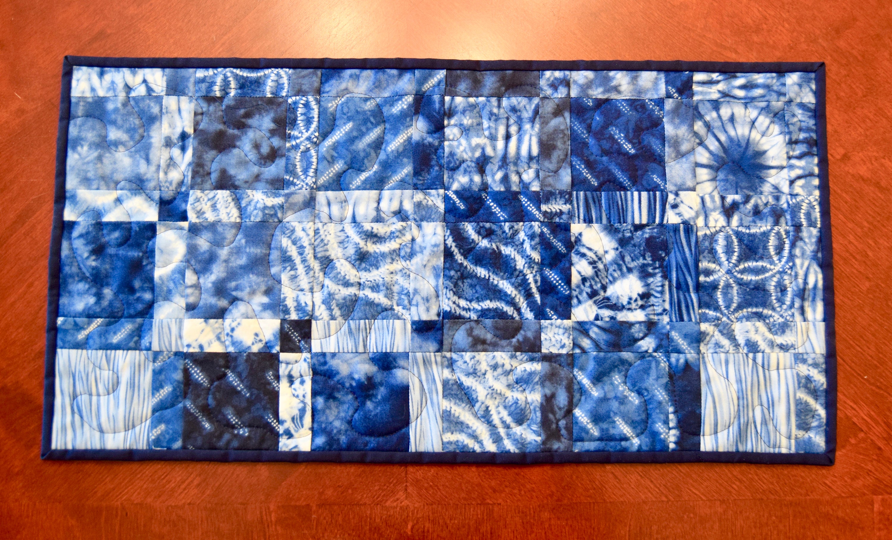 Tie Dye Table Runner - Etsy