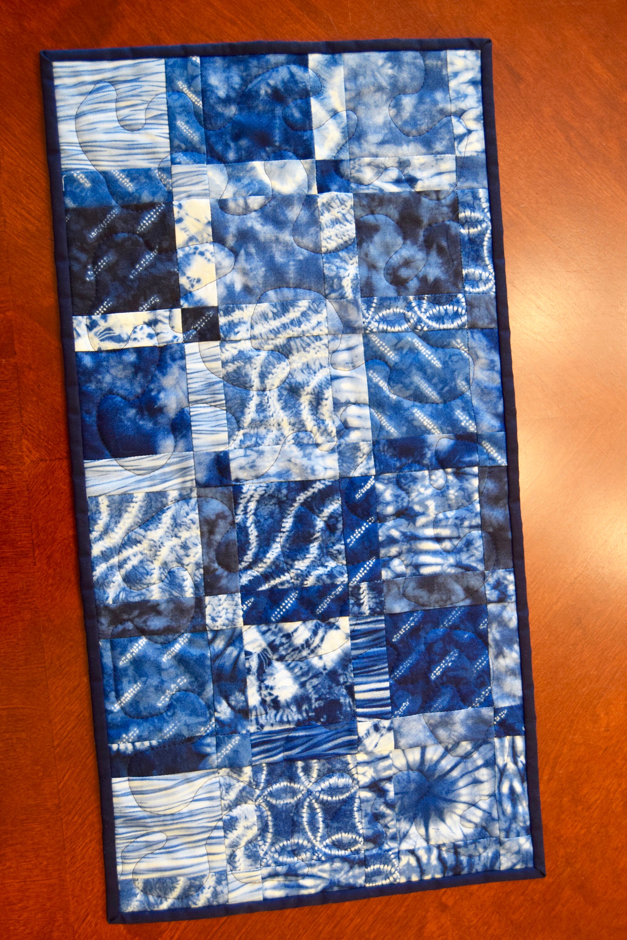 Tie Dye Table Runner - Etsy