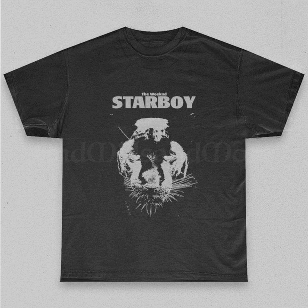 The Weeknd Starboy T-shirt - Streetwear Gift for Fans - Etsy