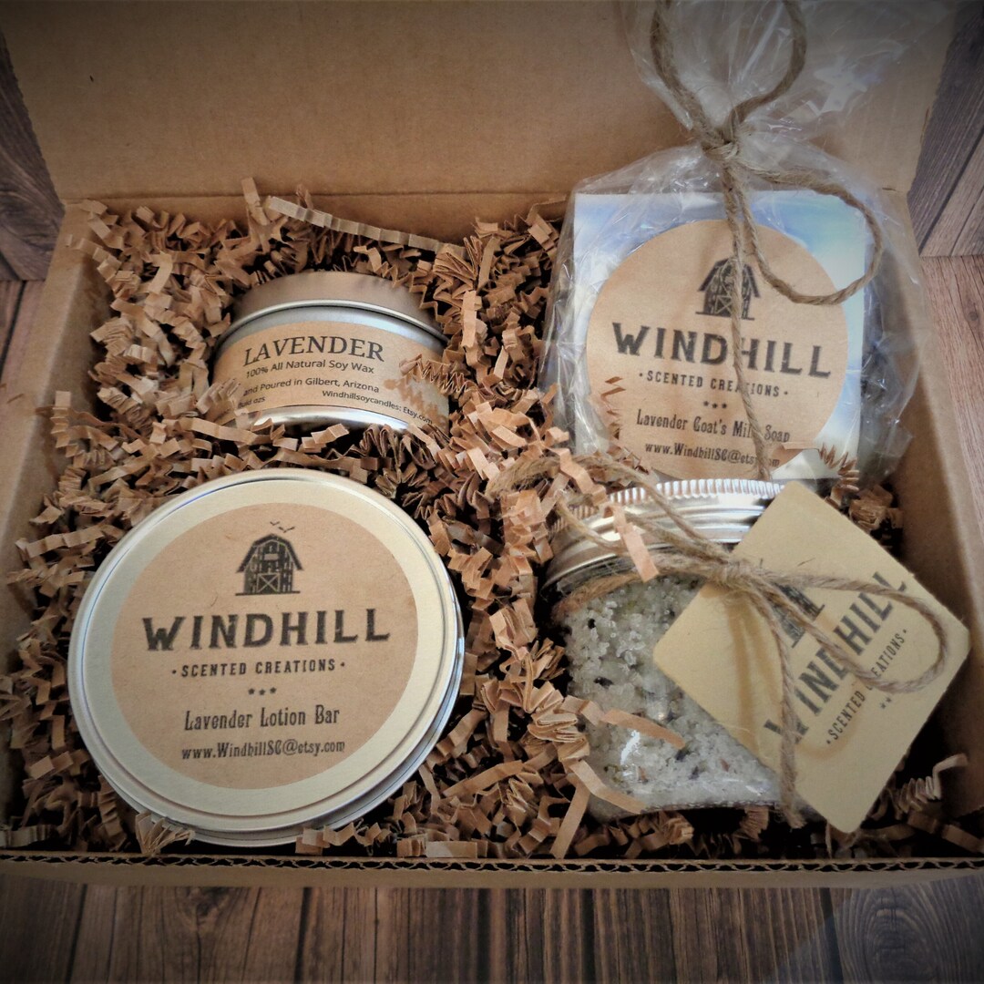 Gift Box Full of Handmade Bath & Body Products Various Scents Available ...