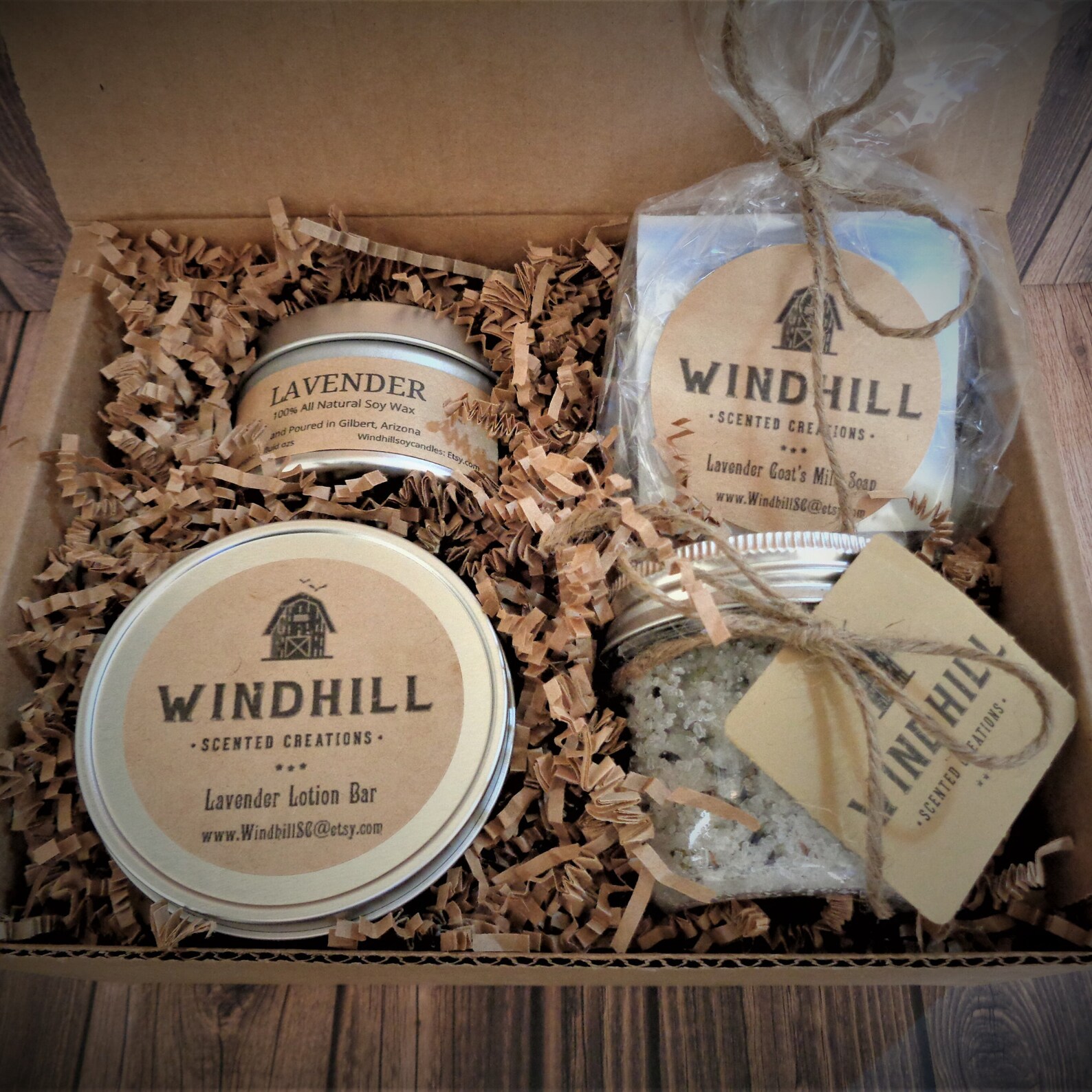 Gift Box Full of Handmade Bath & Body Products Various Scents Available ...