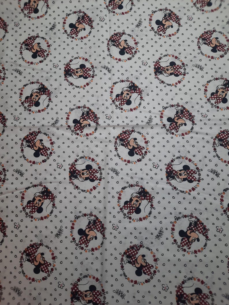 Minnie Mouse Fabric - Etsy