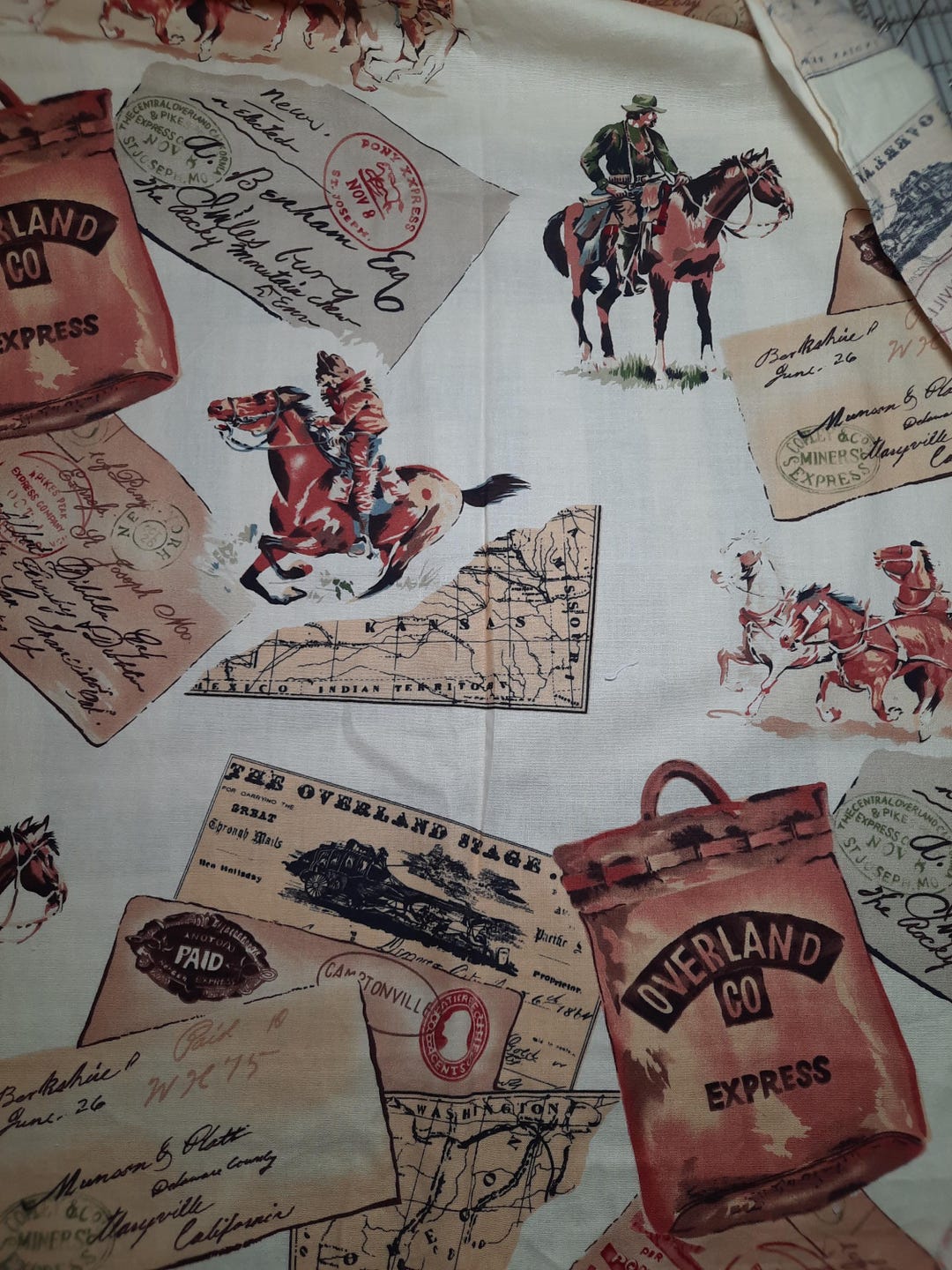 Overland Express Fabric by the Alexander Henry Fabrics Collection. by ...