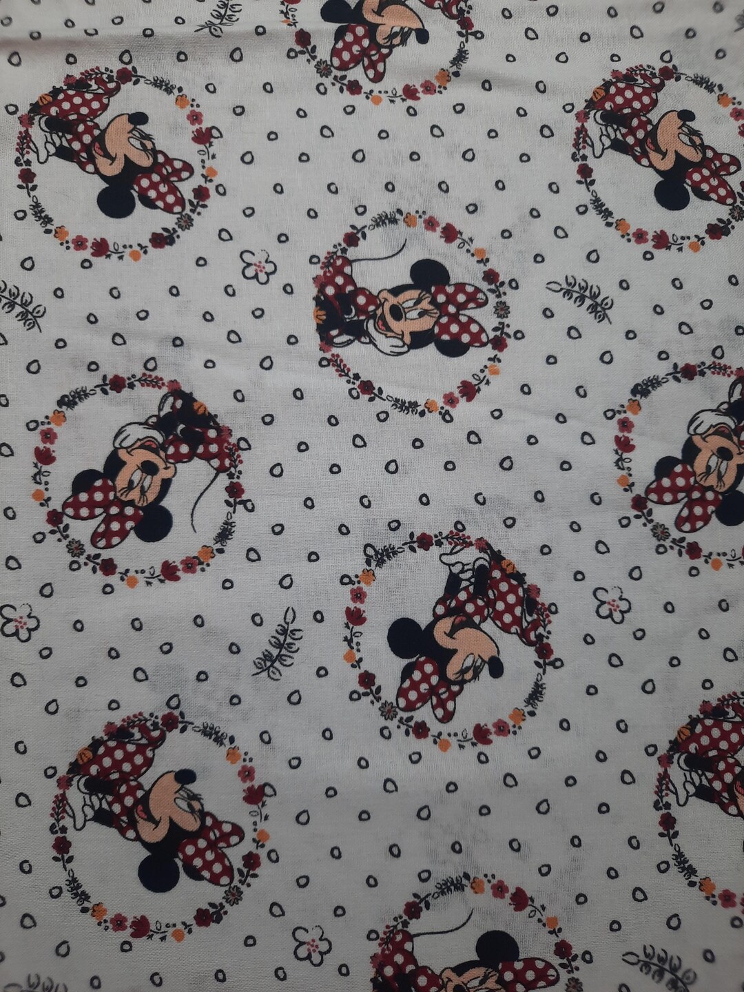 Minnie Mouse Fabric - Etsy