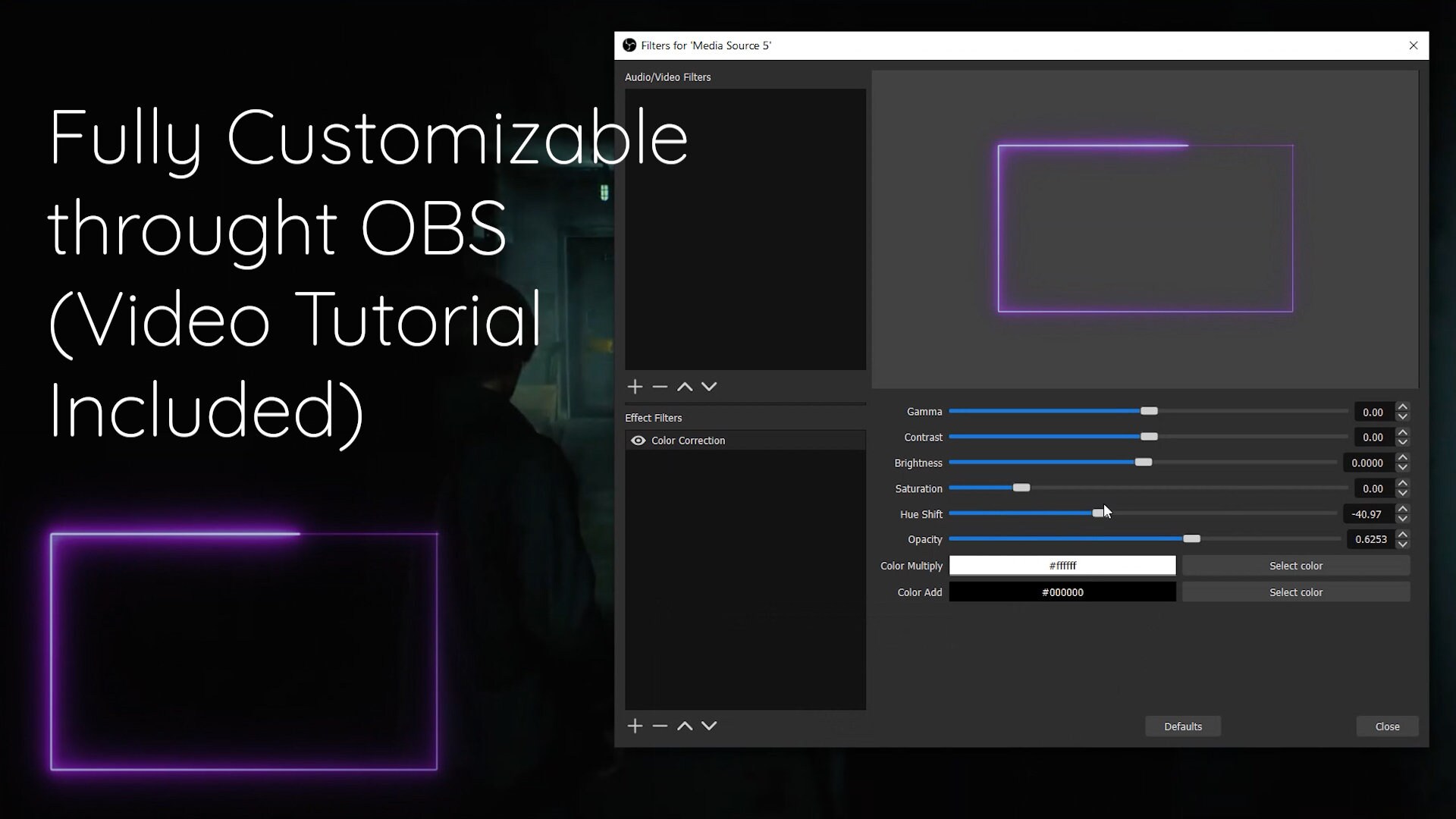 Webcam Overlay Twitch | Obs | Streamlabs | Animated Facecam Frame ...