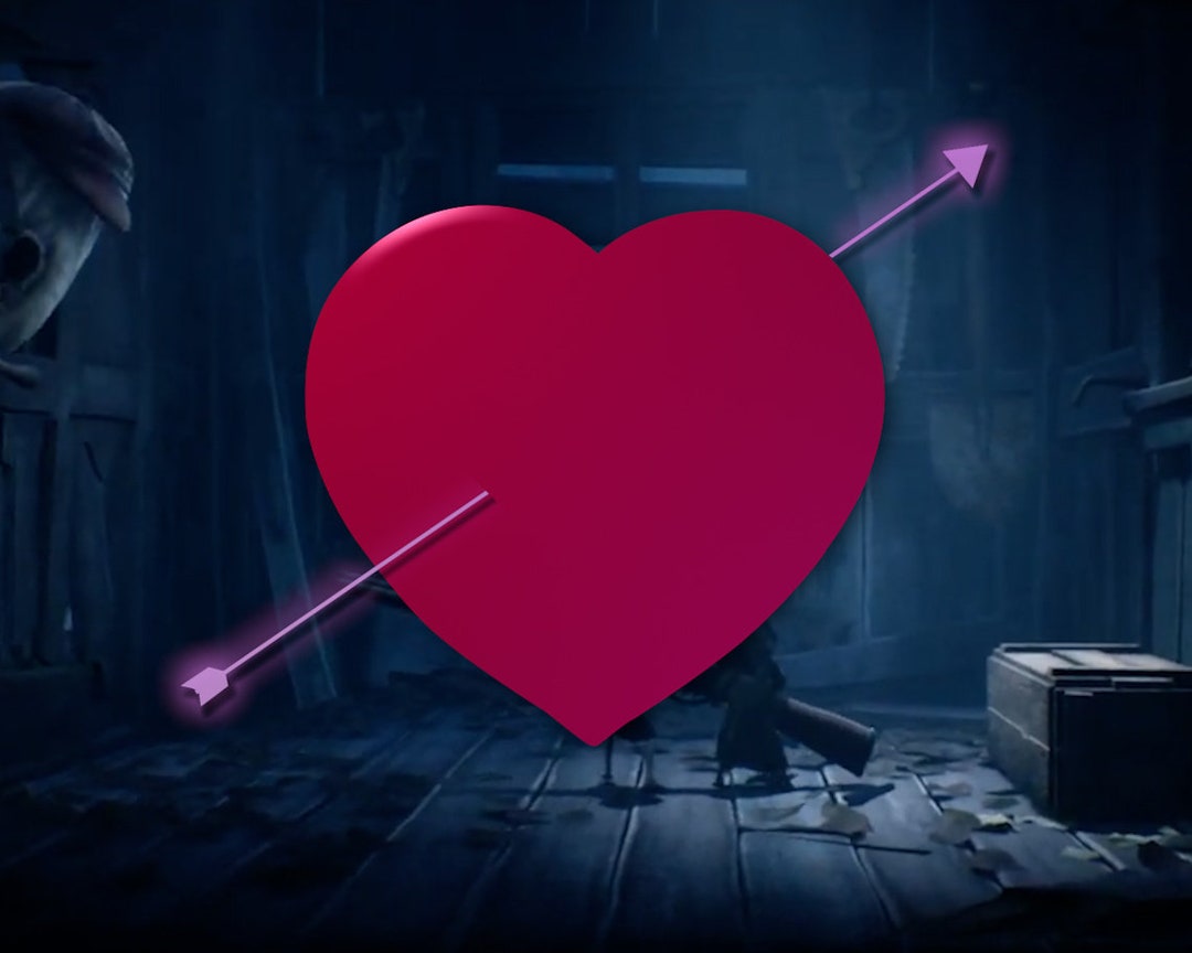 Valentine's Day Animated Arrow Heart Stream Overlay, Webcam Frame ...