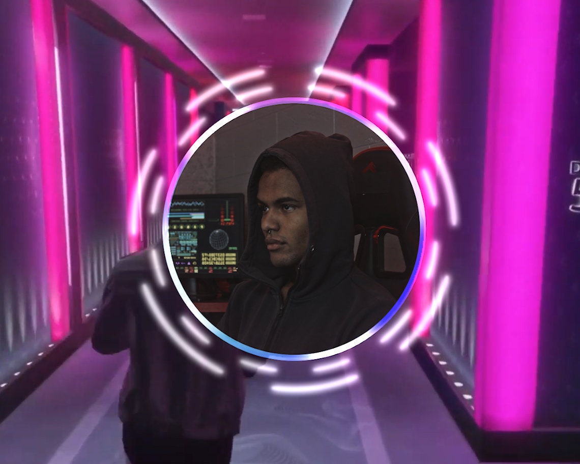 Twitch Webcam Overlay Animated Spining Circle - Etsy