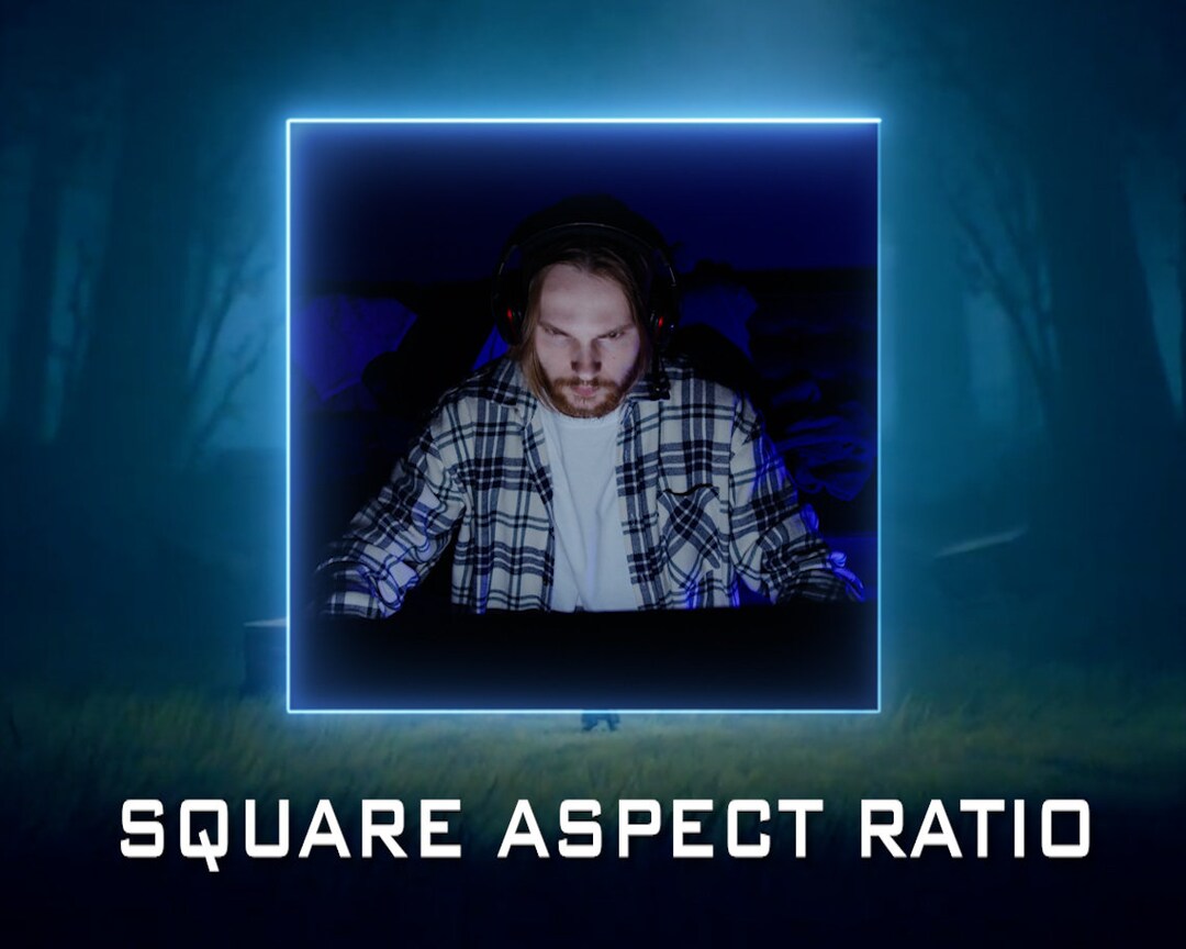 Twitch Animated Neon Square Webcam Overlay - Etsy