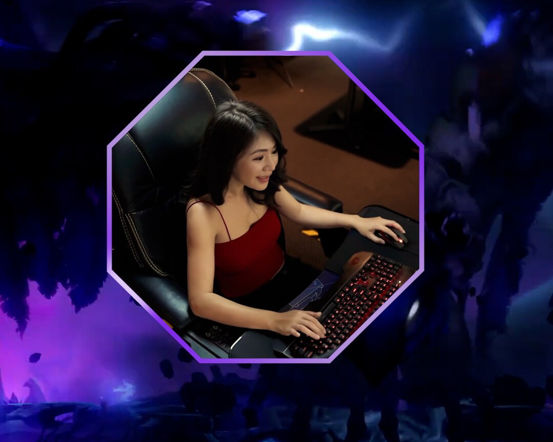 Twitch Animated Octagon Webcam Overlay - Etsy