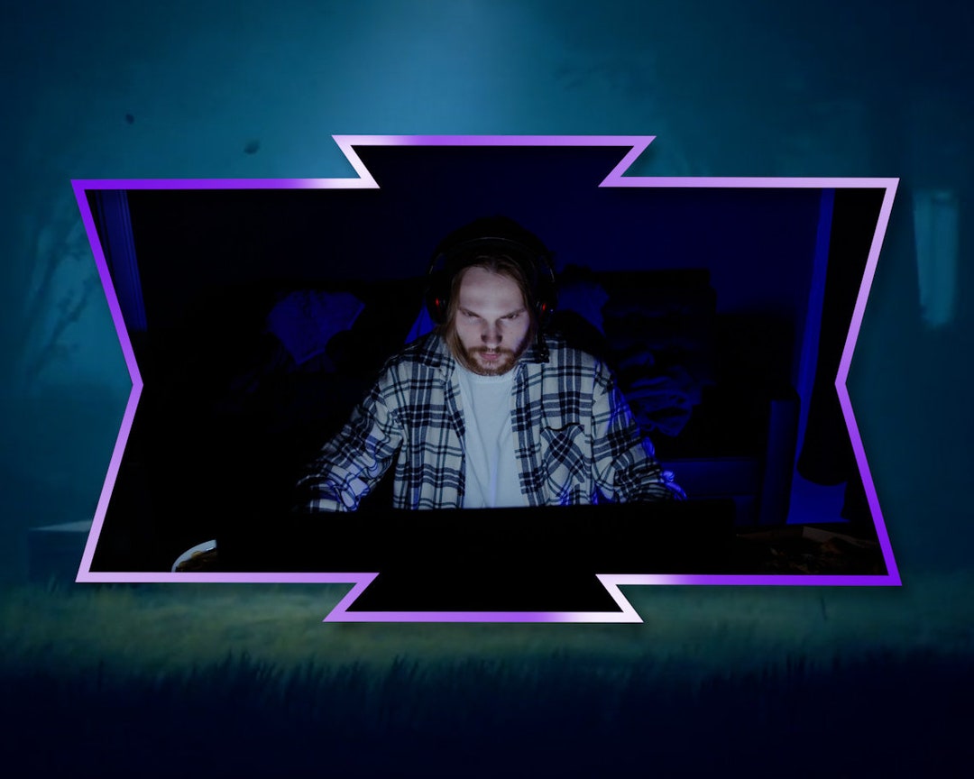 Webcam Overlay Twitch | Obs | Streamlabs | Animated Facecam Frame ...
