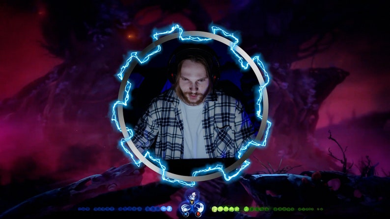 Electric Ring Twitch Animated Webcam Overlay - Etsy