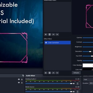 Webcam Overlay Twitch | Obs | Streamlabs | Animated Facecam Frame ...