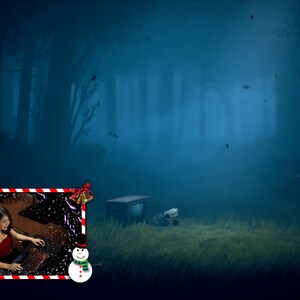 Twitch Animated Christmas Tree Webcam Overlay, Webcam Frame, Facecam ...