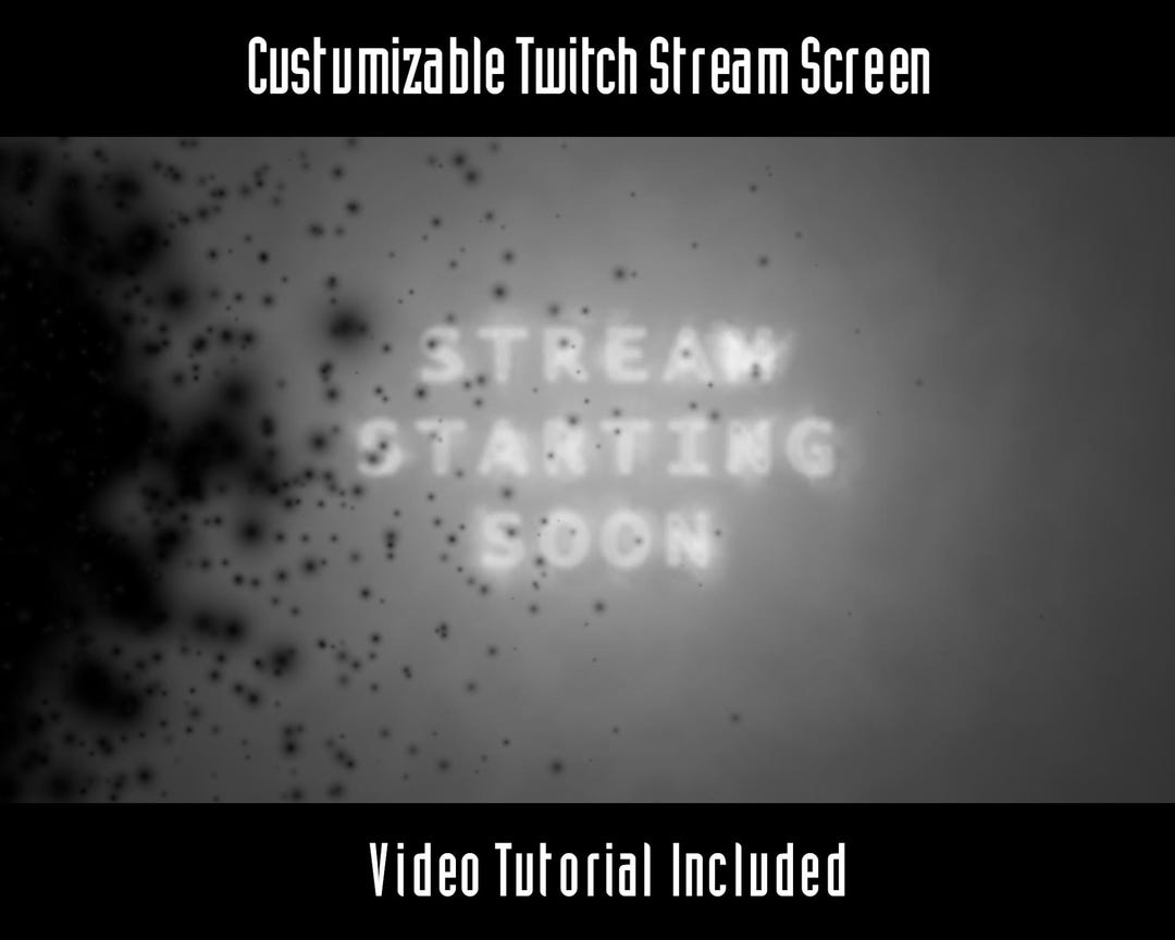 Twitch Stream Screen | Starting Soon | Obs | Gaming | Smoke and Dust ...
