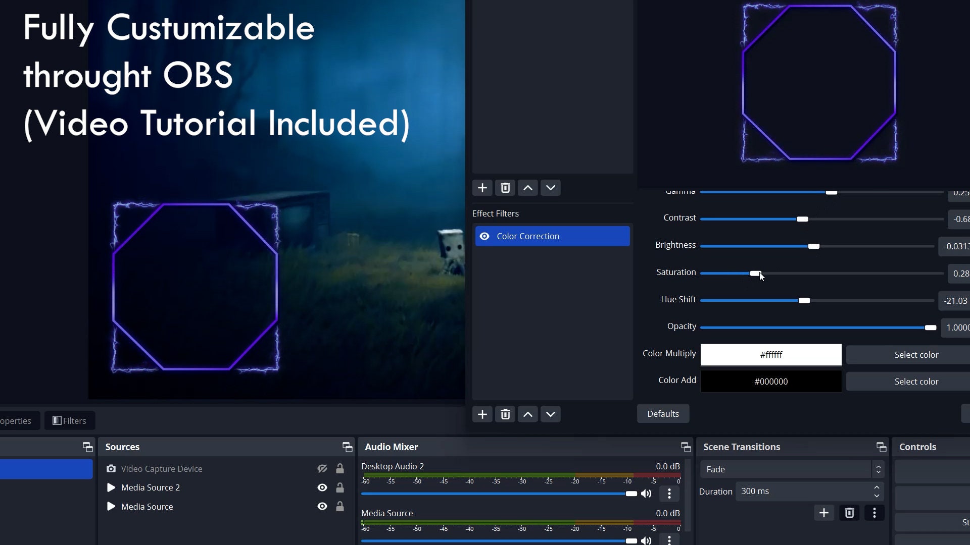 Webcam Overlay Twitch | Obs | Streamlabs | Animated Facecam Frame ...
