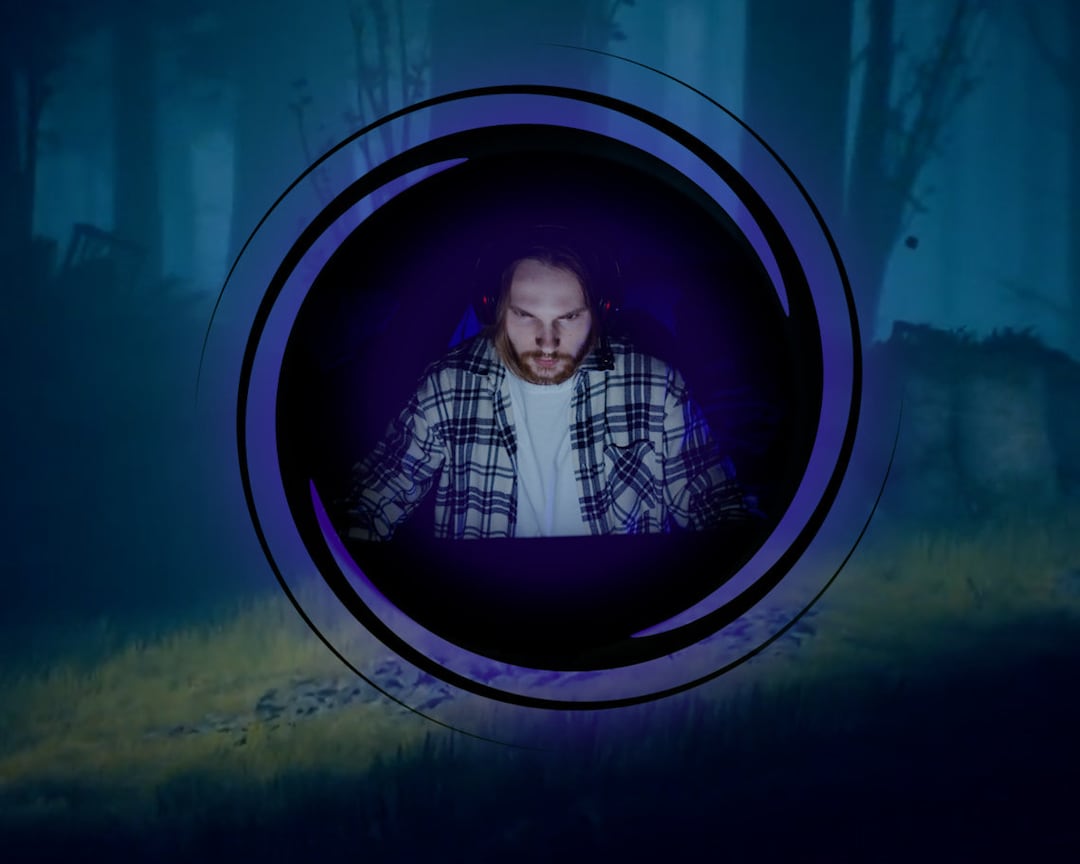 Twitch Animated Circle Vortex Webcam Overlay - Etsy