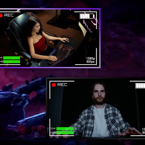 Circle Animated Cam Overlays - Etsy