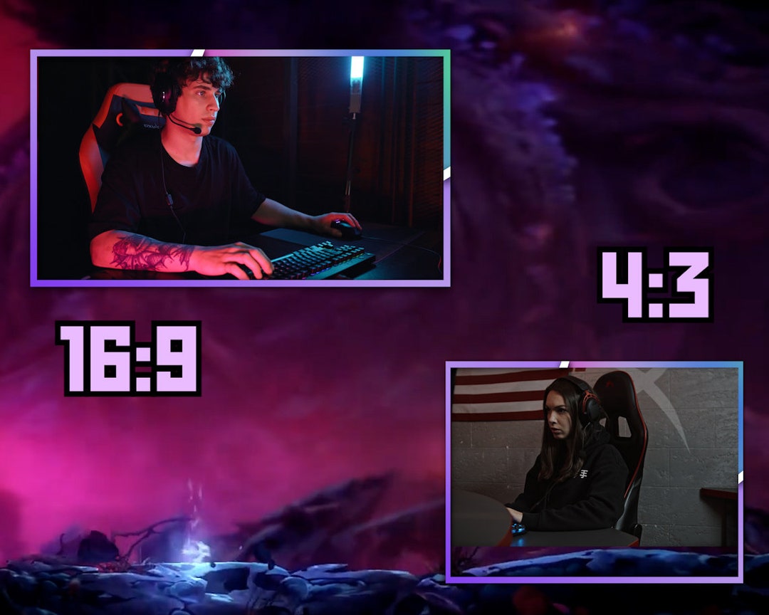 Webcam Overlay Twitch | Obs | Streamlabs | Static Facecam Frame ...