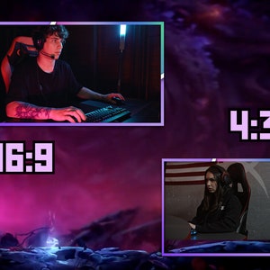 Webcam Overlay Twitch | Obs | Streamlabs | Static Facecam Frame ...