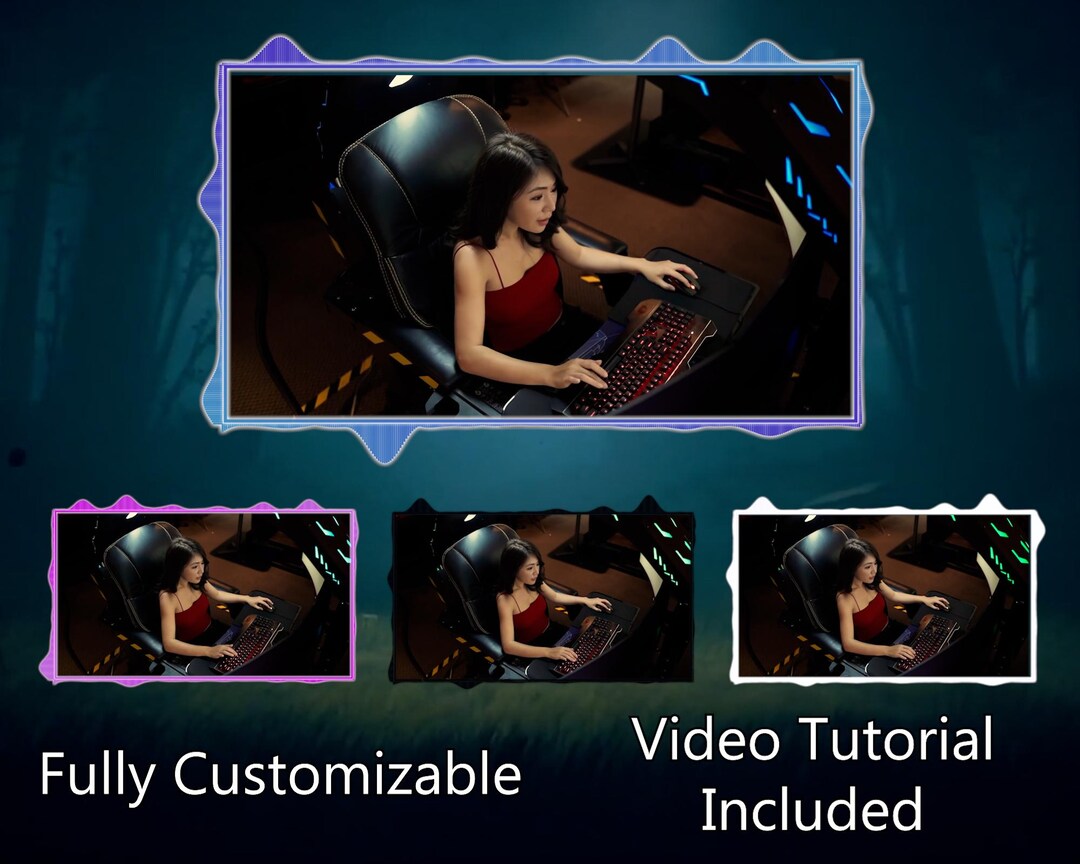 Webcam Overlay Twitch | Obs | Streamlabs | Animated Facecam Frame ...