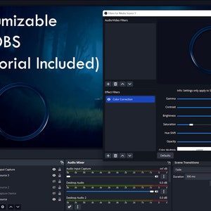 Webcam Overlay Twitch Circular | Facecam Frame | Camera Border | Obs ...