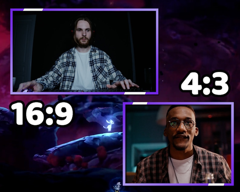 Webcam Overlay Twitch | Obs | Streamlabs | Animated Facecam Frame ...