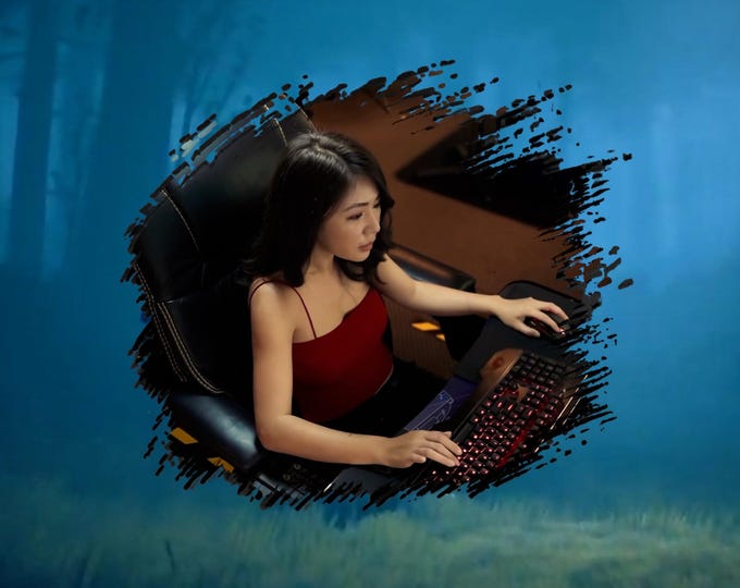 Webcam Overlay Twitch | Obs | Streamlabs | Facecam Frame | Custom Shape ...