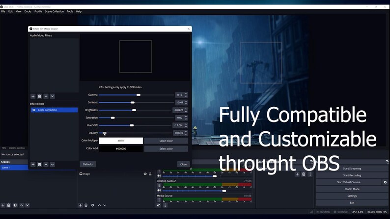 Webcam Overlay Twitch | Obs | Streamlabs | Animated Facecam Frame ...