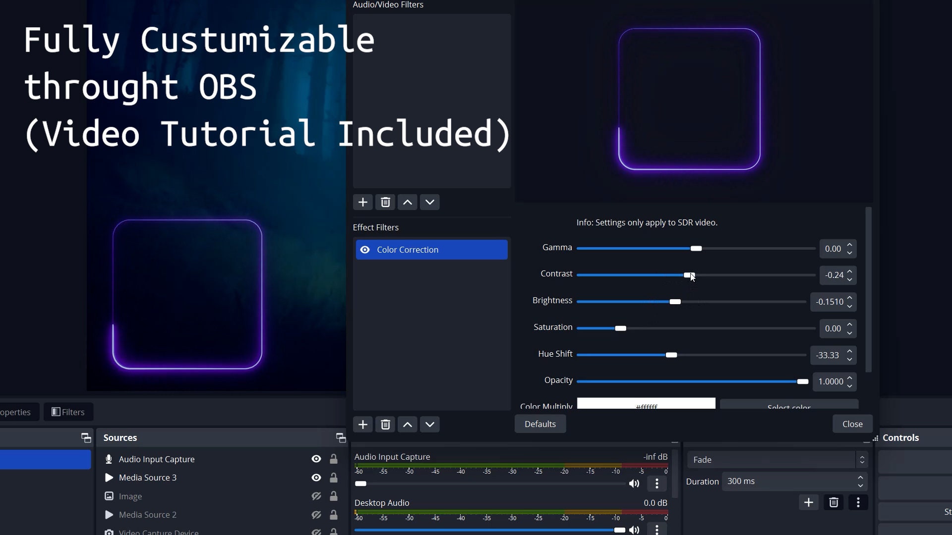 Webcam Overlay Twitch | Obs | Streamlabs | Animated Facecam Frame ...