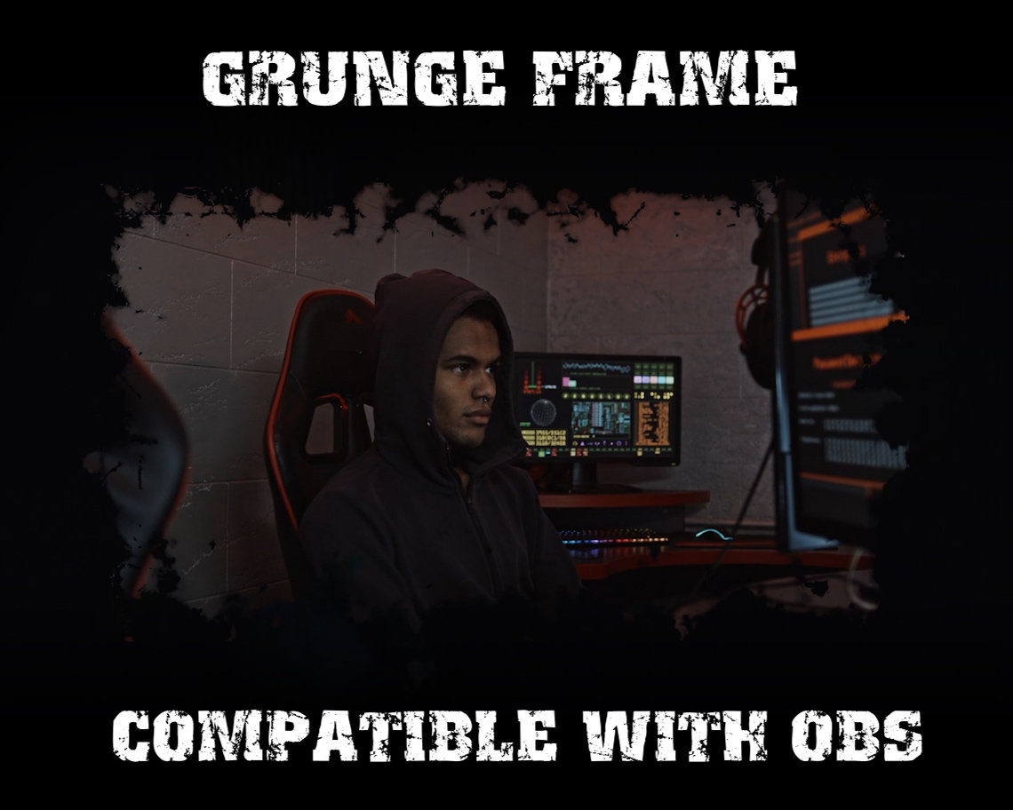 Twitch Static Grunge Webcam Overlay - Etsy