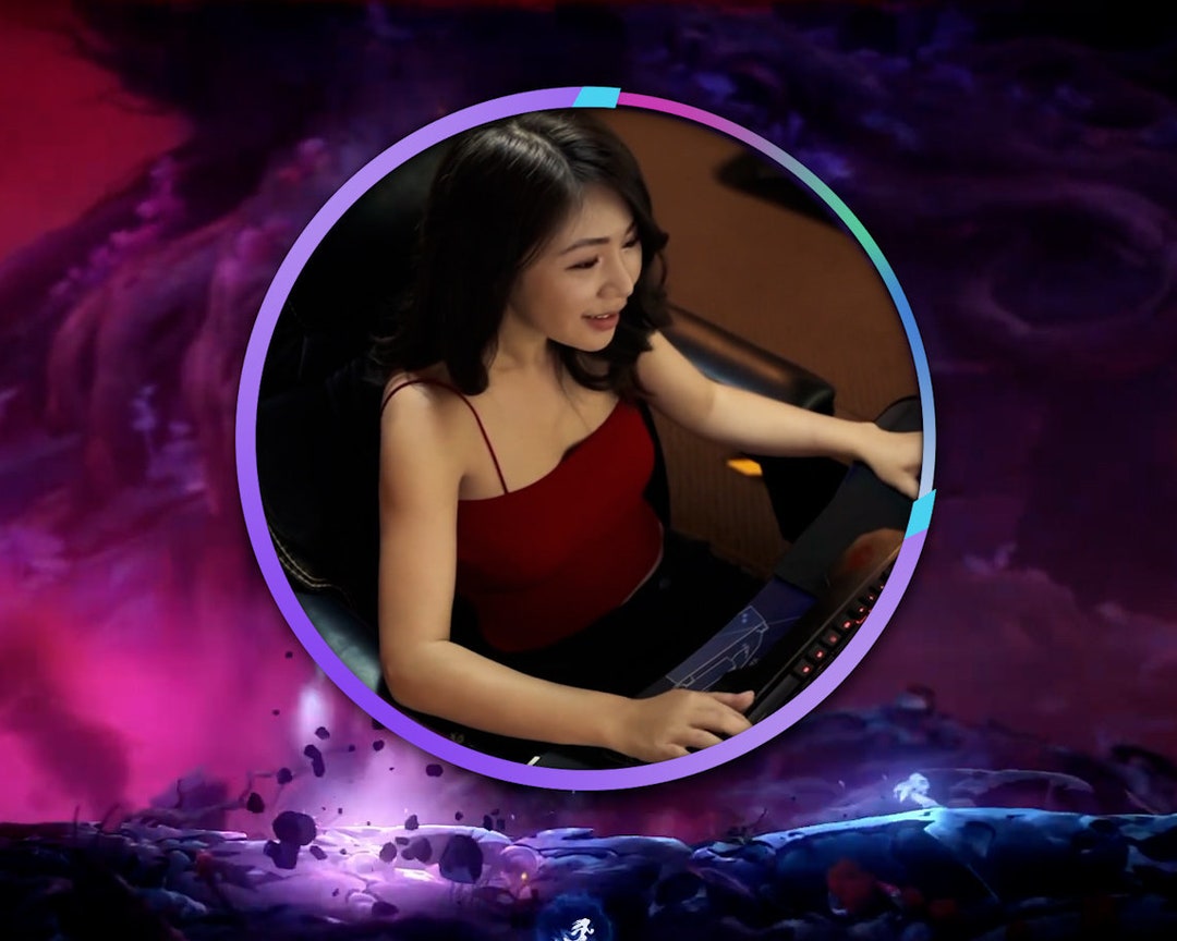 Webcam Overlay Twitch Circular | Facecam Frame | Camera Border | Obs ...
