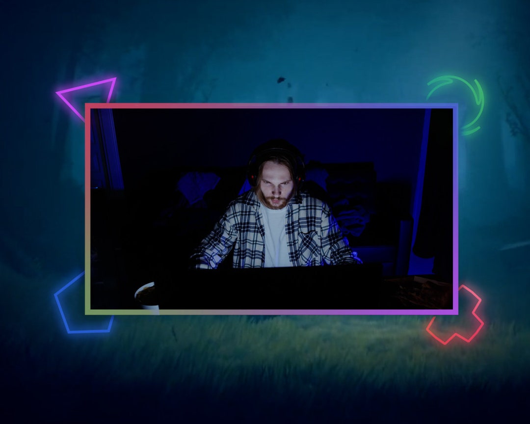 Webcam Overlay Twitch | Obs | Streamlabs | Animated Facecam Frame ...