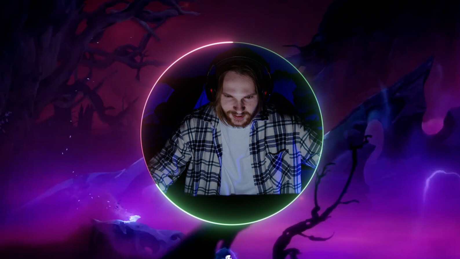 Webcam Overlay Twitch Circular | Facecam Frame | Camera Border | Obs ...