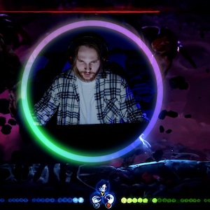 Webcam Overlay Twitch Circular | Facecam Frame | Camera Border | Obs ...