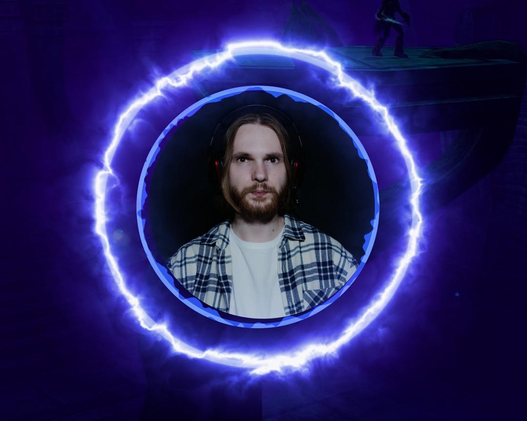 Webcam Overlay Twitch Circular | Facecam Frame | Camera Border | Obs ...