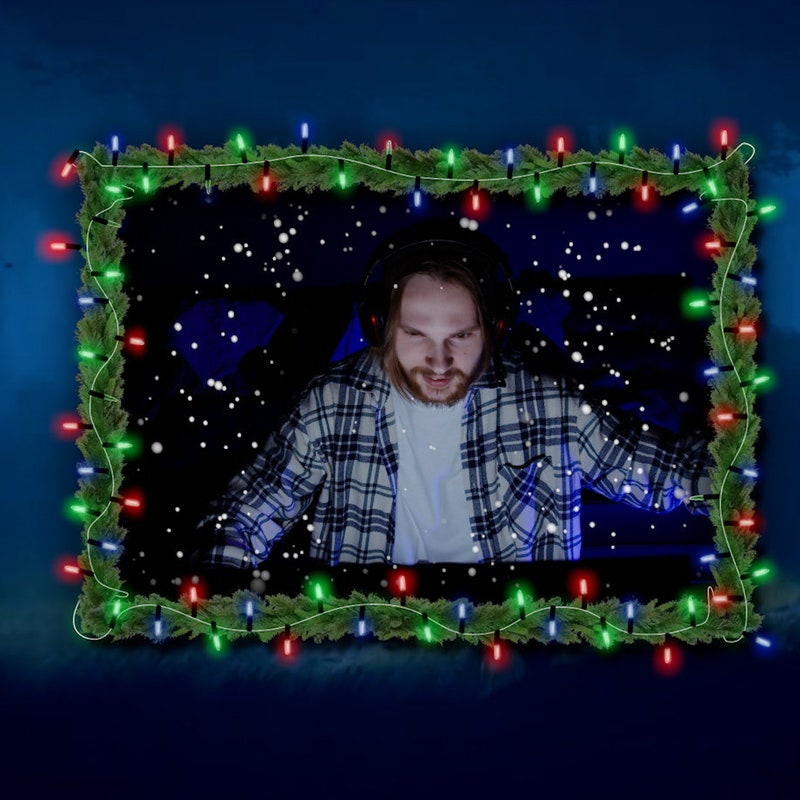 Christmas Webcam Border - Etsy