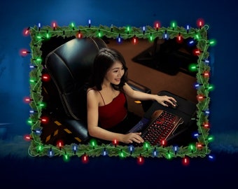 Animated Webcam Facecam Overlay Northpole Snow Christmas Xmas Santa ...