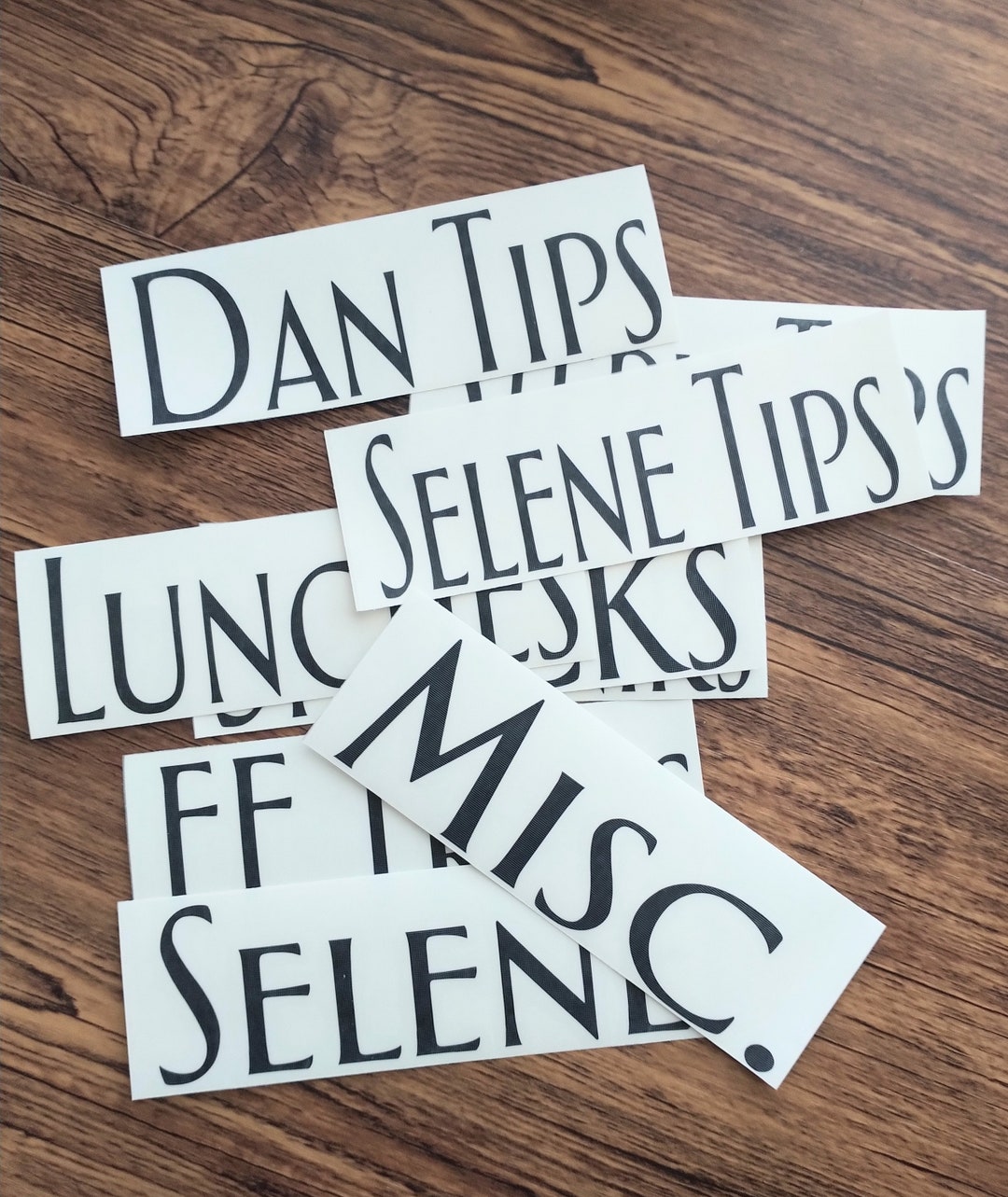 A6 Multi Color Cash Envelope Labels and Zipper Envelopes/a6 Cash Labels ...