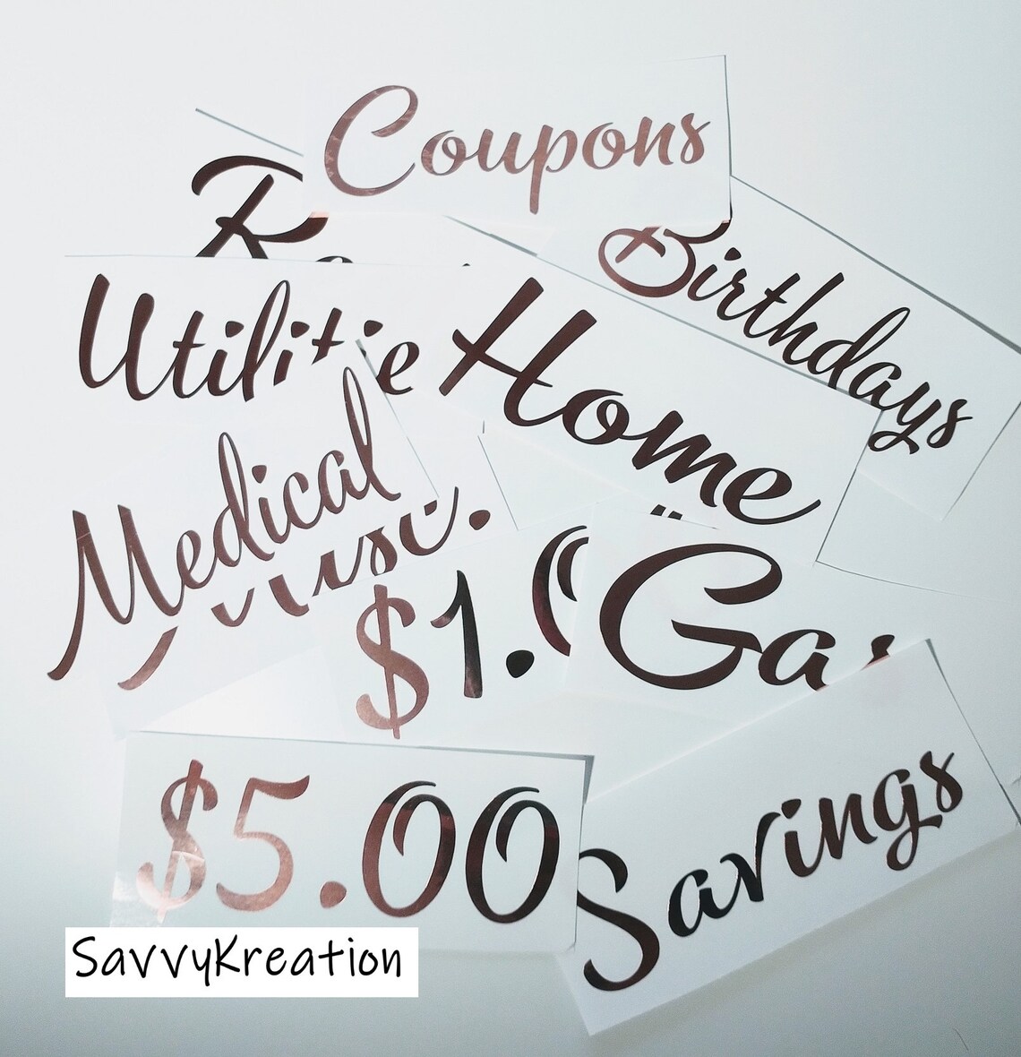 A6 Cash Envelope Labels and Zipper Envelopes/a6 Cash Labels / - Etsy ...