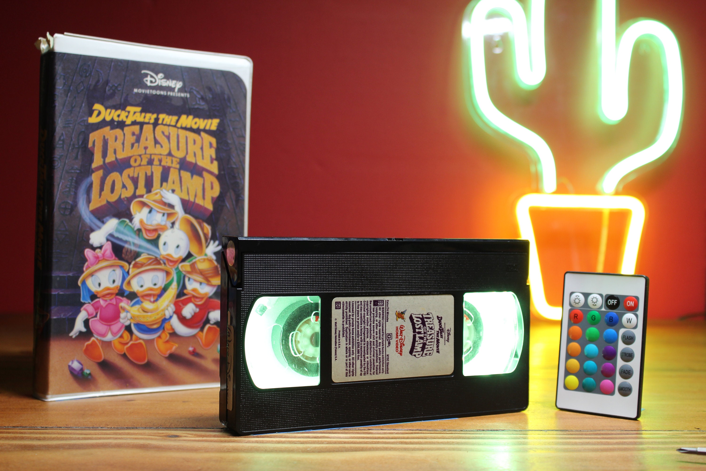 VHS Lamp Duck Tales: Treasure of the Lost Lamp 1990 / - Etsy