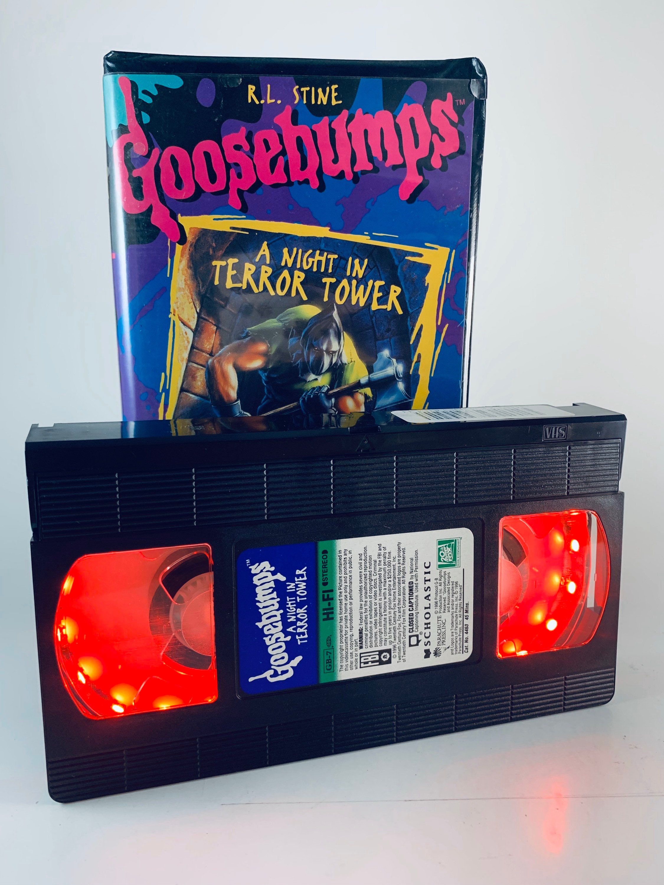 VHS Lamp - Goosebumps: A Night in Terror Tower (1993) - Etsy UK