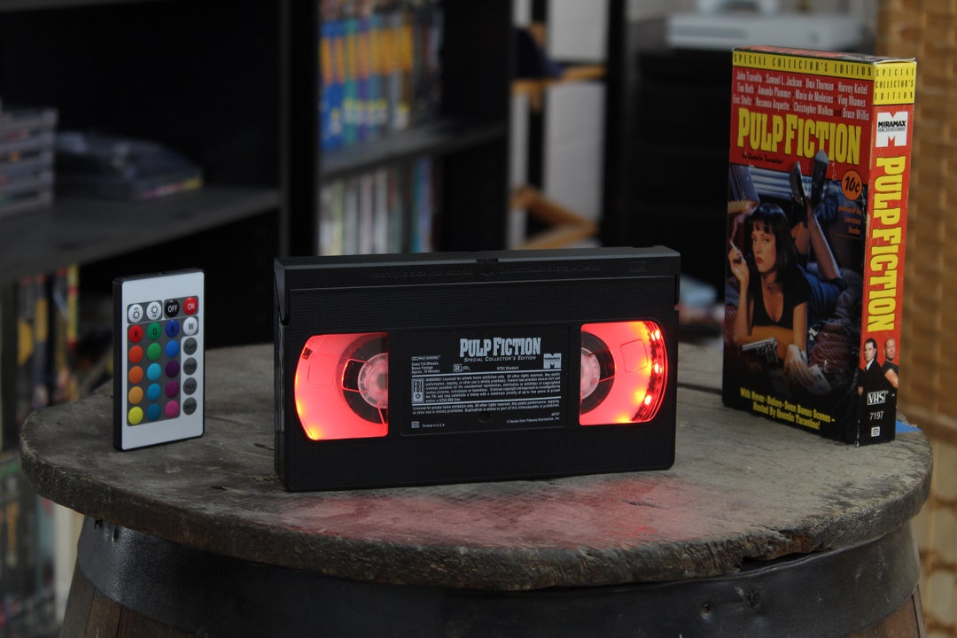 VHS Lamp - Pulp Fiction (1994) - Etsy