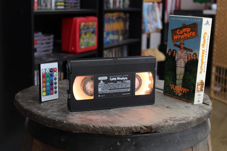VHS Lamp - Camp Nowhere (1994) - Etsy