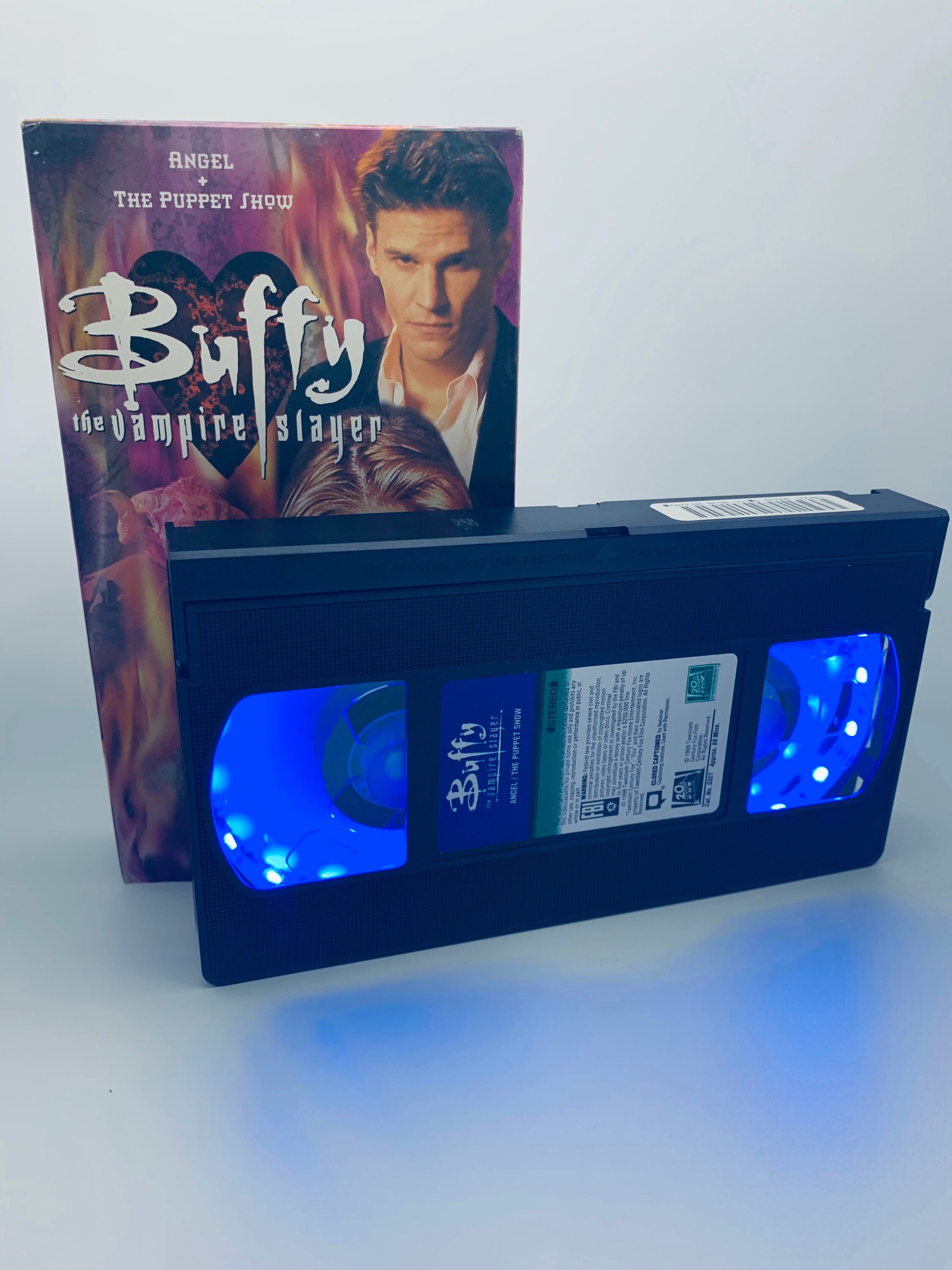 VHS Lamp - Buffy the Vampire Slayer (angel/the Puppet Show) (1997) - Etsy