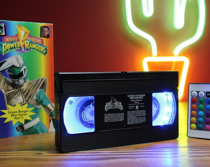 VHS Lamp Mighty Morphin Power Rangers Green Ranger Mini Series Part 2 ...