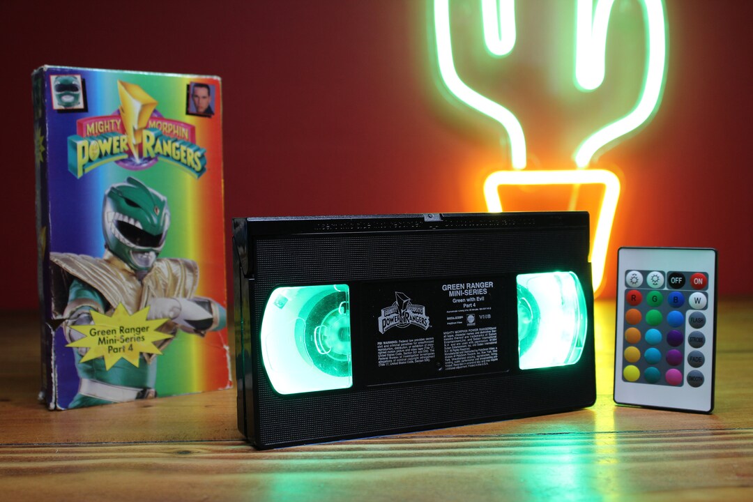 Lámpara VHS Mighty Morphin Power Rangers Green Ranger Mini Series Parte ...