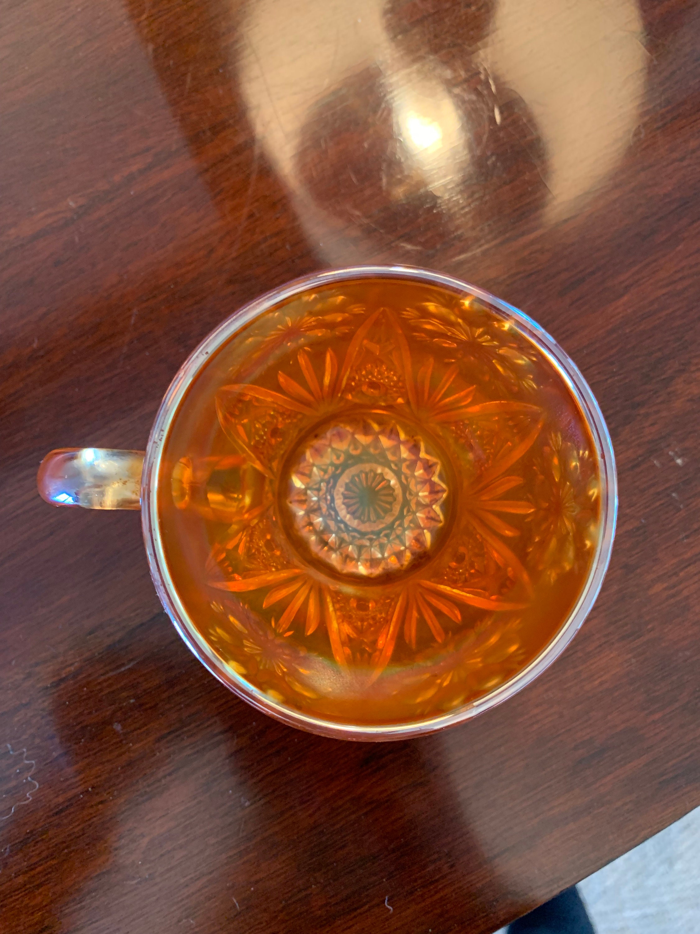 Imperial Carnival Glass 474 Daisy Design Iridescent Punch Cup - Etsy