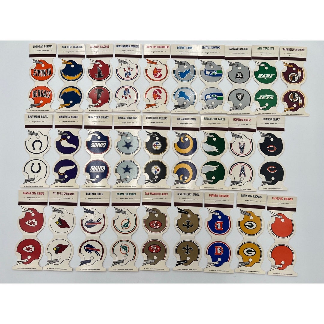 1980 Football Schedule Matchbook Covers Complete Set of 28 Teams - Etsy
