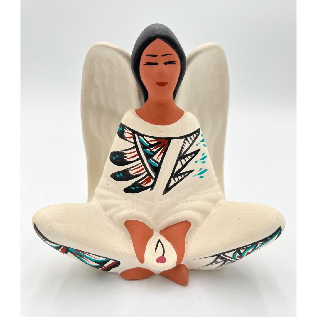 Native American Navajo Pottery Seated Angel Native American - Etsy